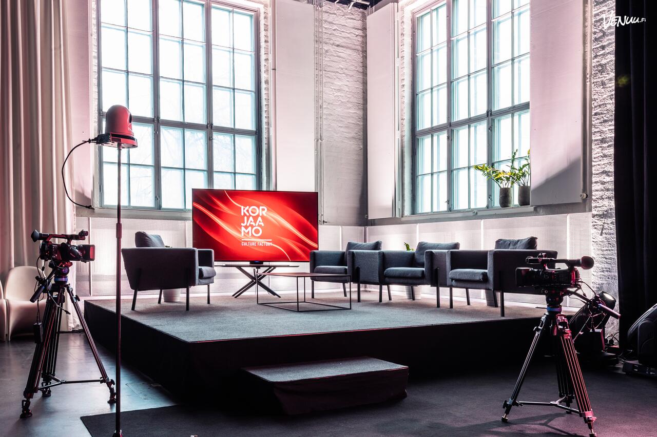 Kulmasali (Kulttuuritehdas Korjaamo) - Katso kuvat ja varaa - Venuu.fi